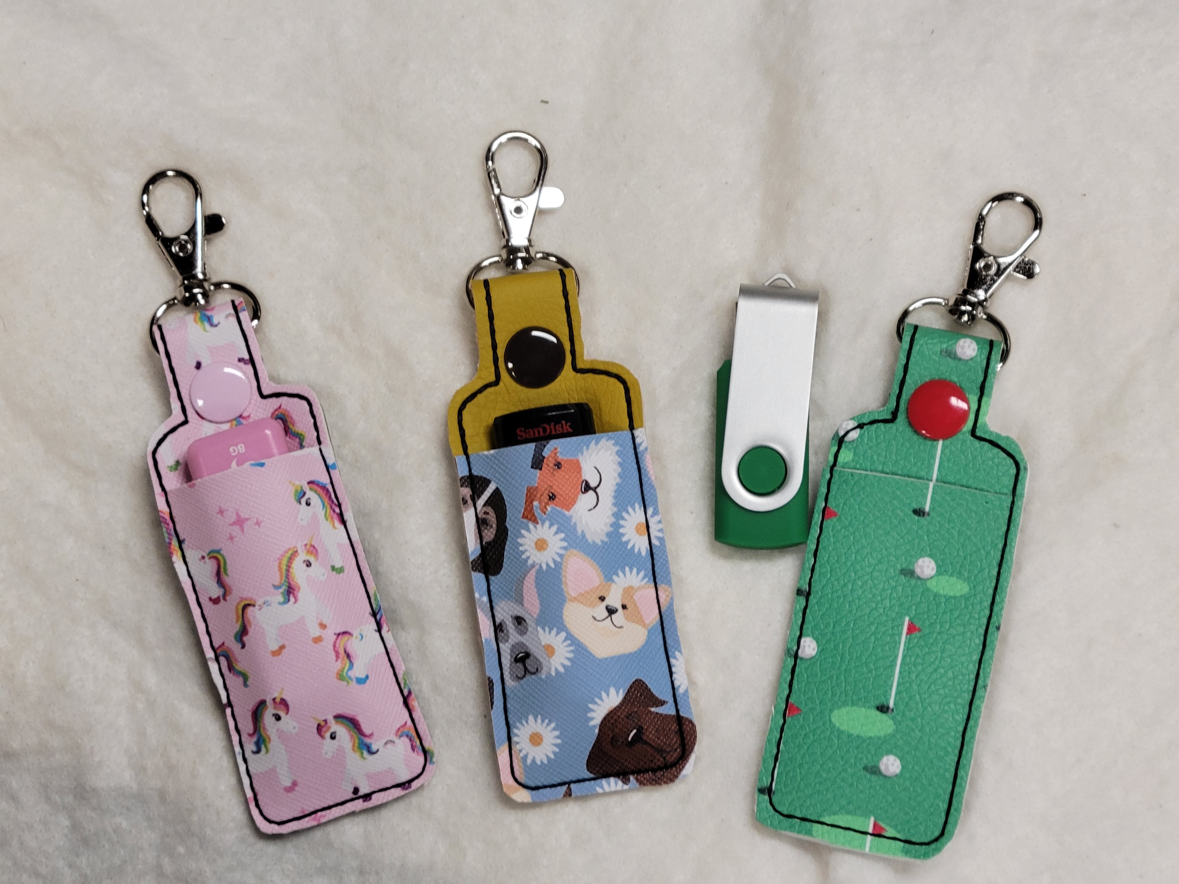 USB/LIP BALM HOLDER DIGITAL MACHINE EMBROIDERY DESIGN – Designs by Wild ...