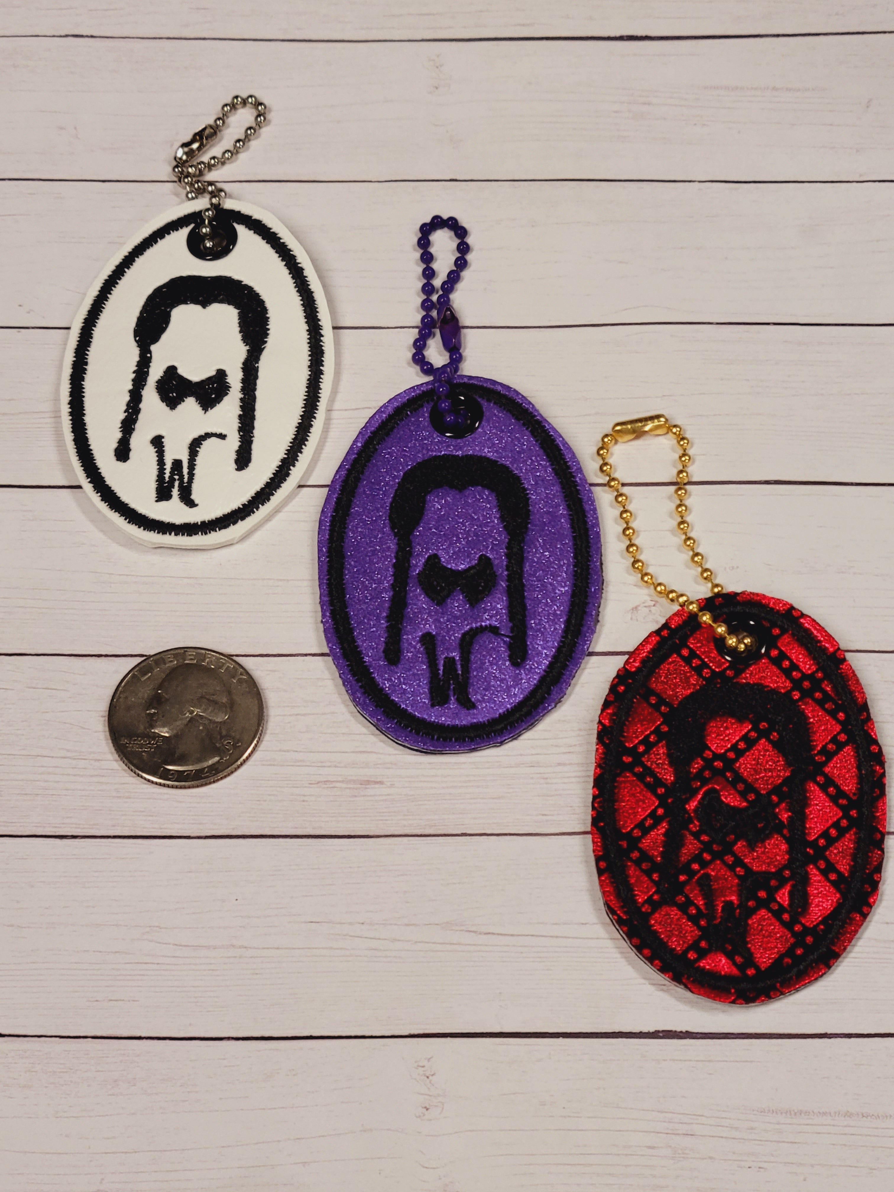 Mid Week Girl 4x4 Eyelet Fob Digital Machine Embroidery Design ...